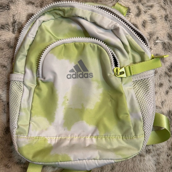 Bags | Adidas Lime Green Mini Backpack | Poshmark